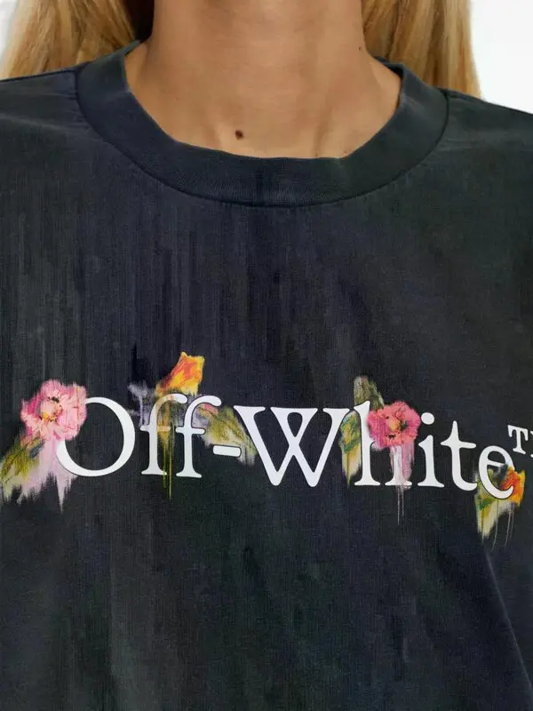 Off-White Logo-print Cotton T-shirt