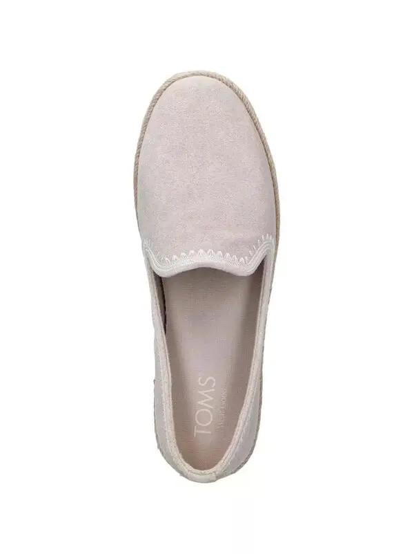 Toms Whipstitch-trim Platform Espadrilles