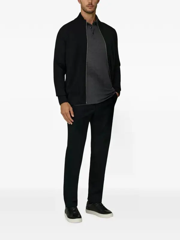 Boggi Milano Stretch Cotton Tencel Trousers