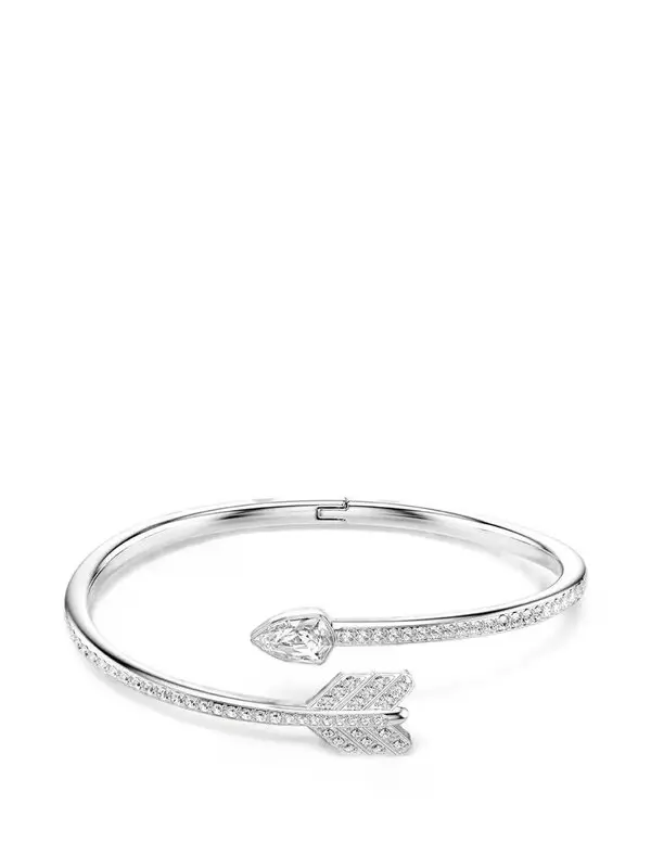 SWAROVSKI Idyllia Arrow-motif Pavé Bangle - Silver