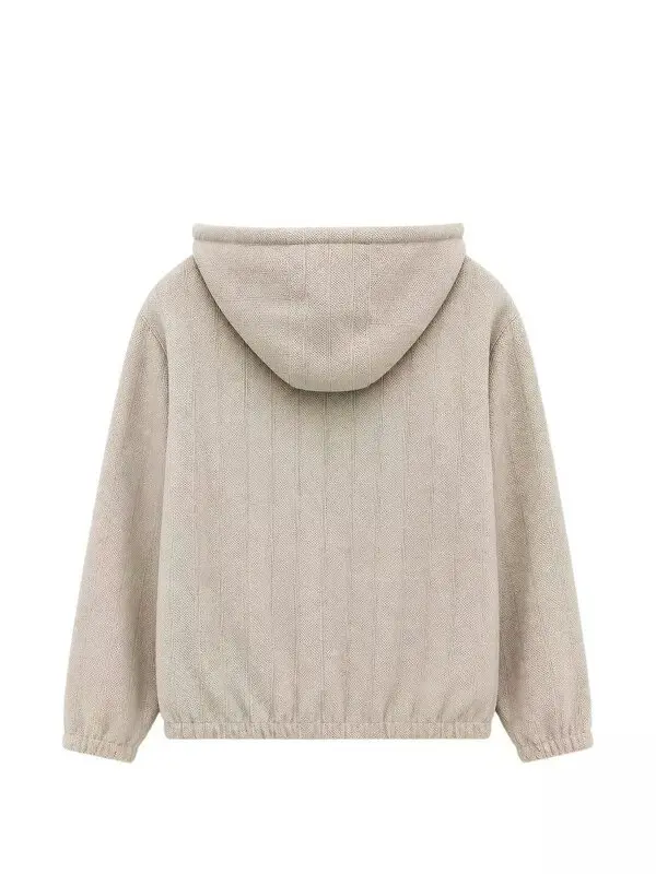 TOMBOLINI Herringbone-knit Zip-up Tracksuit