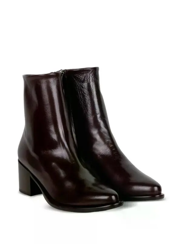 LORENZO MASIERO Leather Ankle Boots