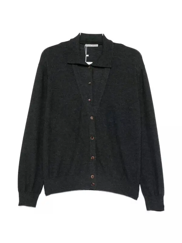 Source Unknown Fabbie Layered Cardigan - Grey