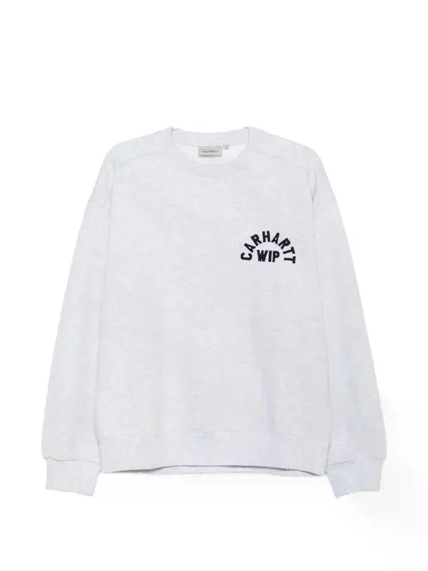 Carhartt Work In Progress Logo-patch Sweatshirt - Grey