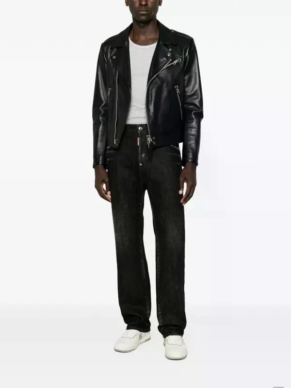 Dsquared2 Distressed Logo-patch Jeans