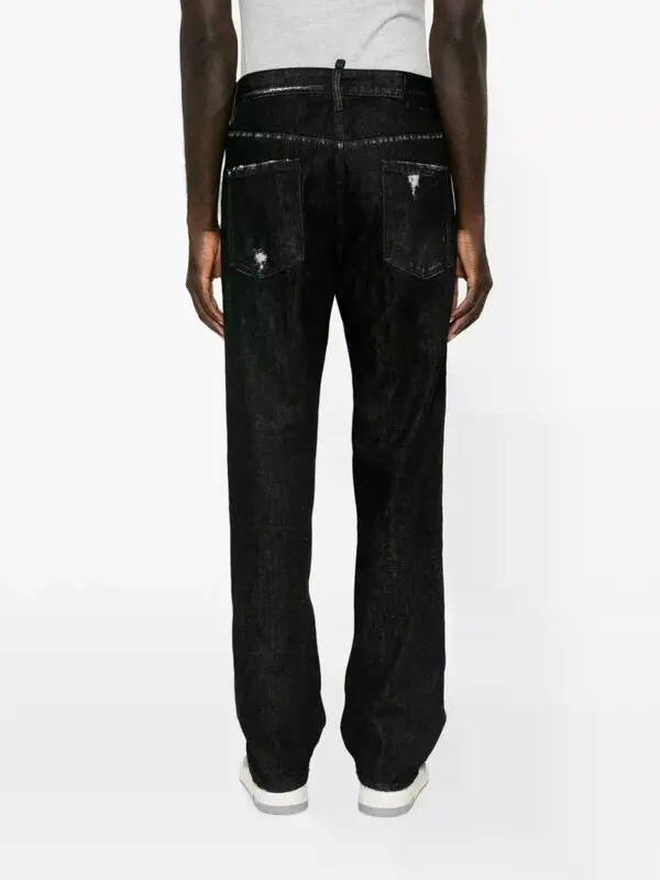 Dsquared2 Distressed Logo-patch Jeans