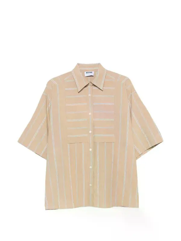 Moschino Striped Short-sleeve Shirt