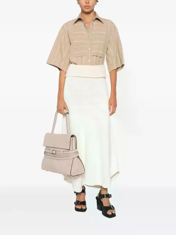 Moschino Striped Short-sleeve Shirt - Neutrals
