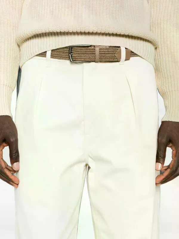 FORTELA Pleated Straight-leg Trousers