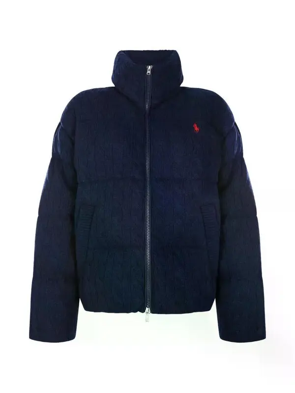 Polo Ralph Lauren Cable-knit Padded Coat