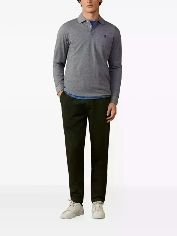 HACKETT LONDON Heritage Long-sleeve Polo Shirt