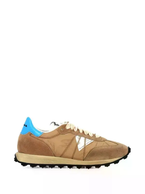 RUN OF Suede-panelled Sneakers