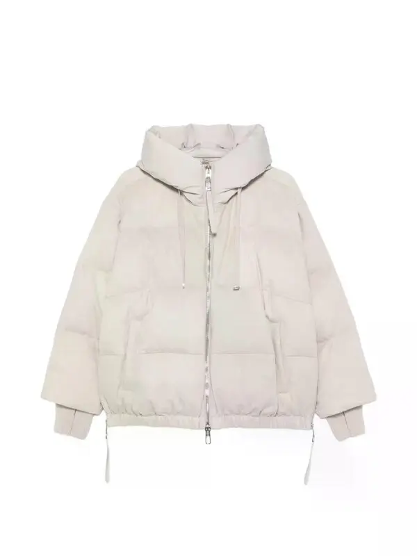 DUNO Quilted Hooded Puffer Jacket