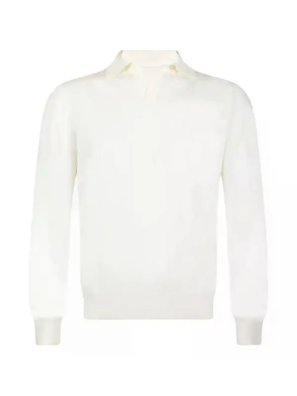 GRAN SASSO Fine-knit Polo-collar Sweater