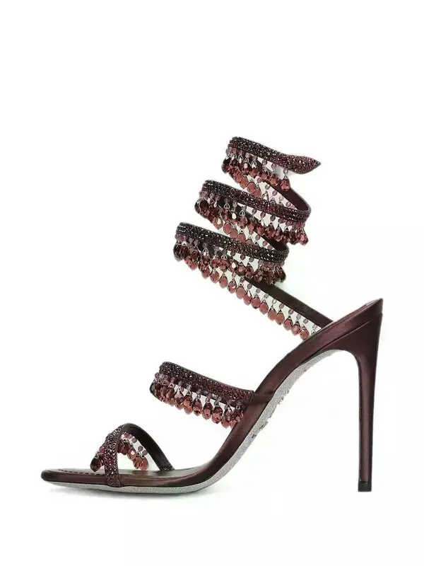 Rene Caovilla Chandelier Crystal-embellished Sandals