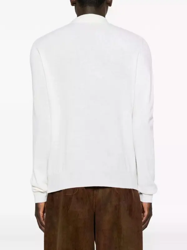 JIL SANDER Lightweight Wool Polo Sweater