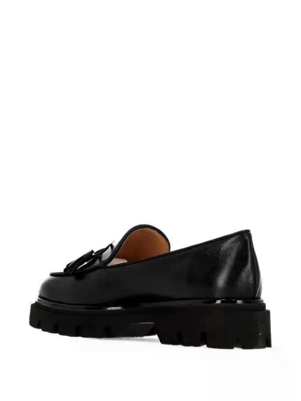 Status Tassel-detail Leather Loafers