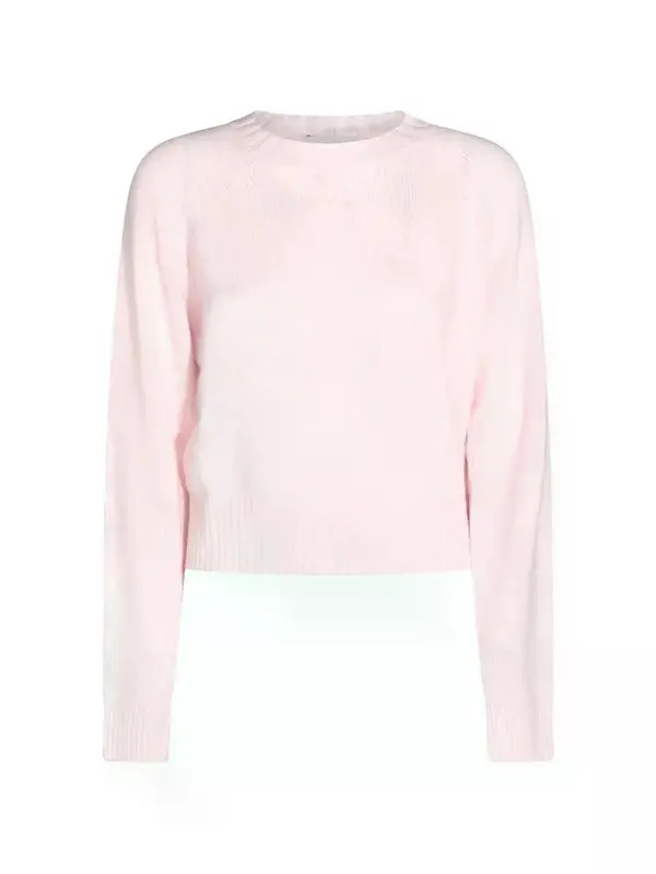 ALLUDE Raglan-sleeve Cashmere Pullover - Pink