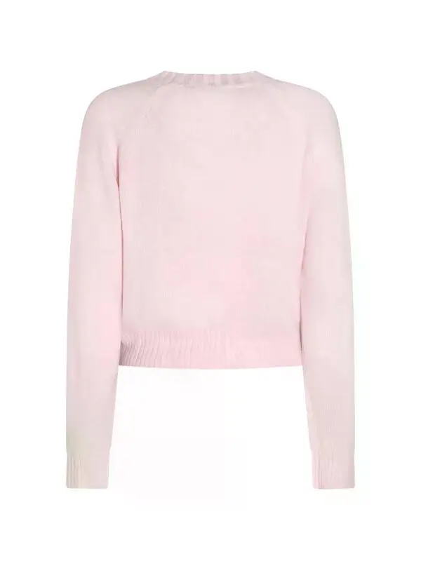 ALLUDE Raglan-sleeve Cashmere Pullover - Pink