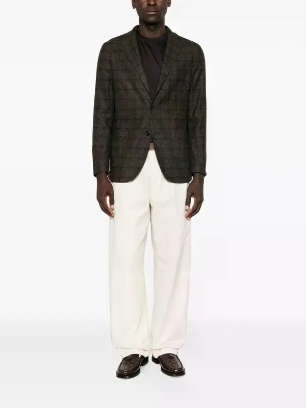 Boglioli Check-pattern Wool Jacket