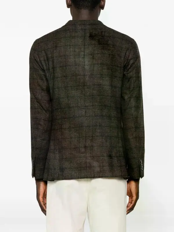 Boglioli Check-pattern Wool Jacket
