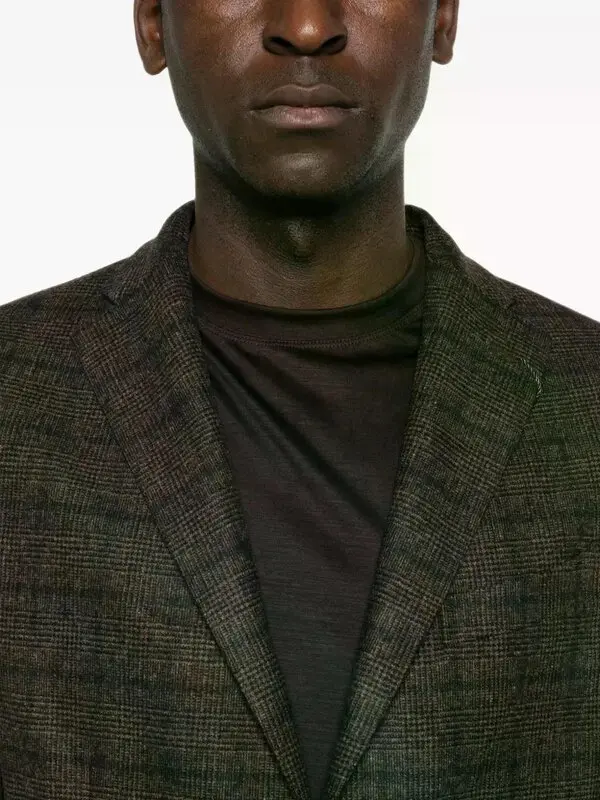 Boglioli Check-pattern Wool Jacket