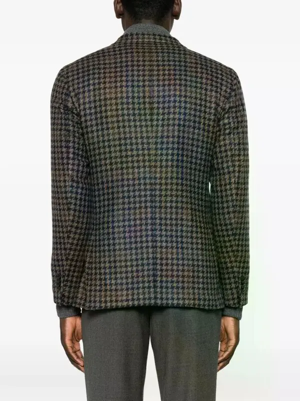 Boglioli Houndstooth Double-breasted Jacket