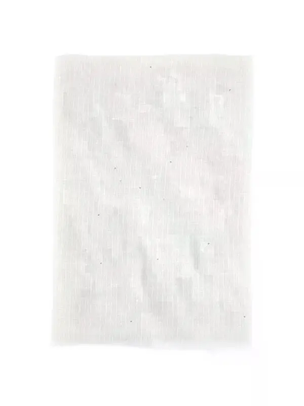 GRAN SASSO Sequin-embellished Frayed Scarf - White
