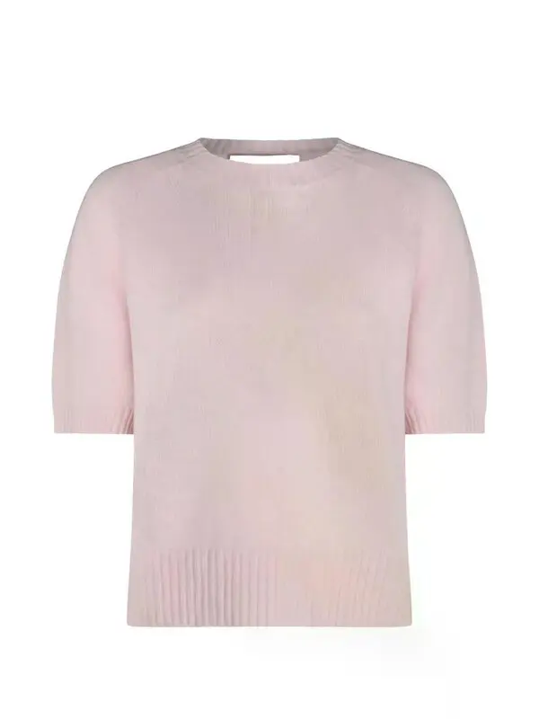 ALLUDE Cashmere Short-sleeve Top