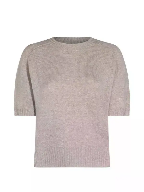 ALLUDE Cashmere Short-sleeve Top