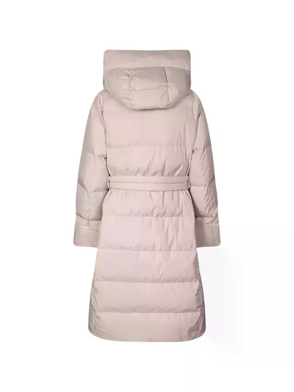 MOORER Belted Hooded Puffer Jacket