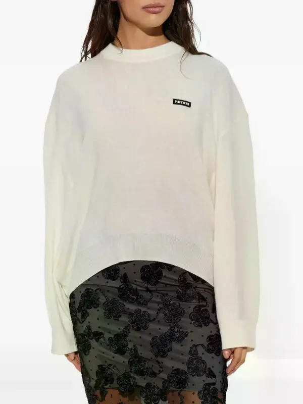 ROTATE BY BIRGER CHRISTENSEN Oversized Knit Pullover
