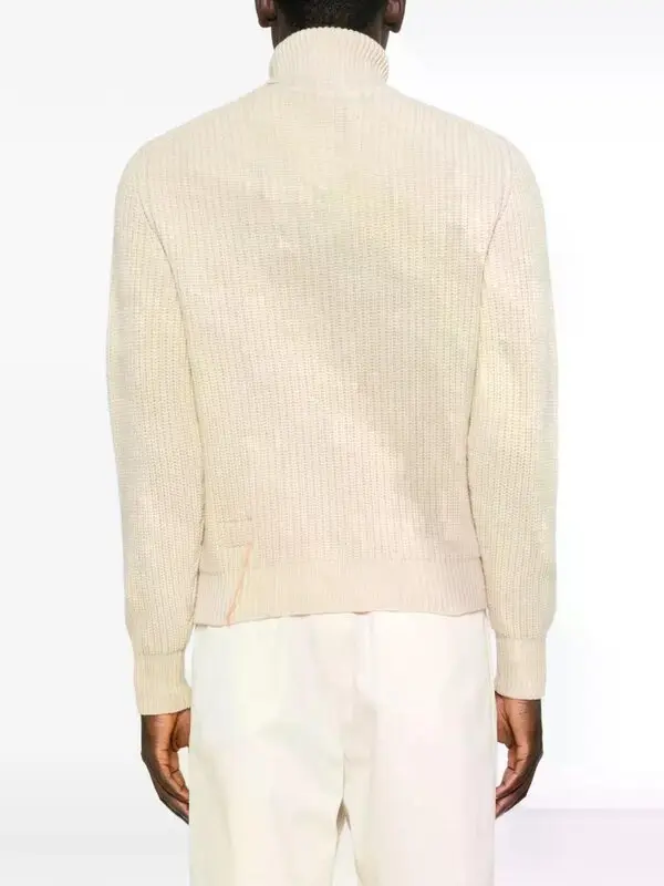 FORTELA Ribbed-knit Roll-neck Sweater