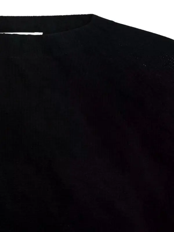 ALLUDE Raglan-sleeve Cashmere Sweater