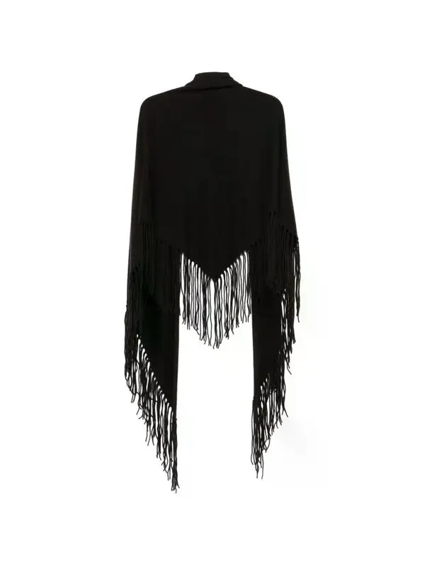 VANISE Fringe-trim Cashmere Cape