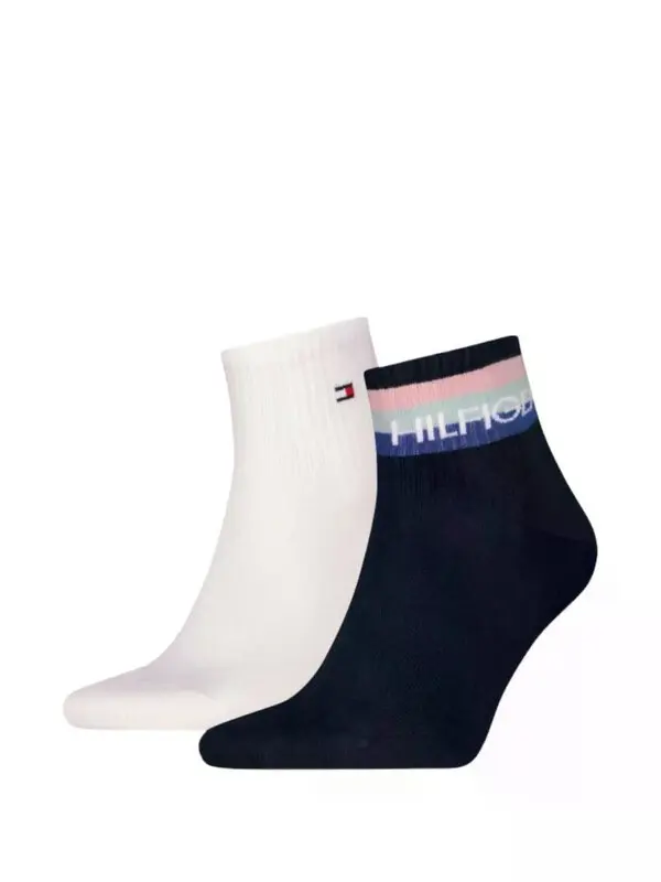 Tommy Hilfiger Logo-print Striped Socks