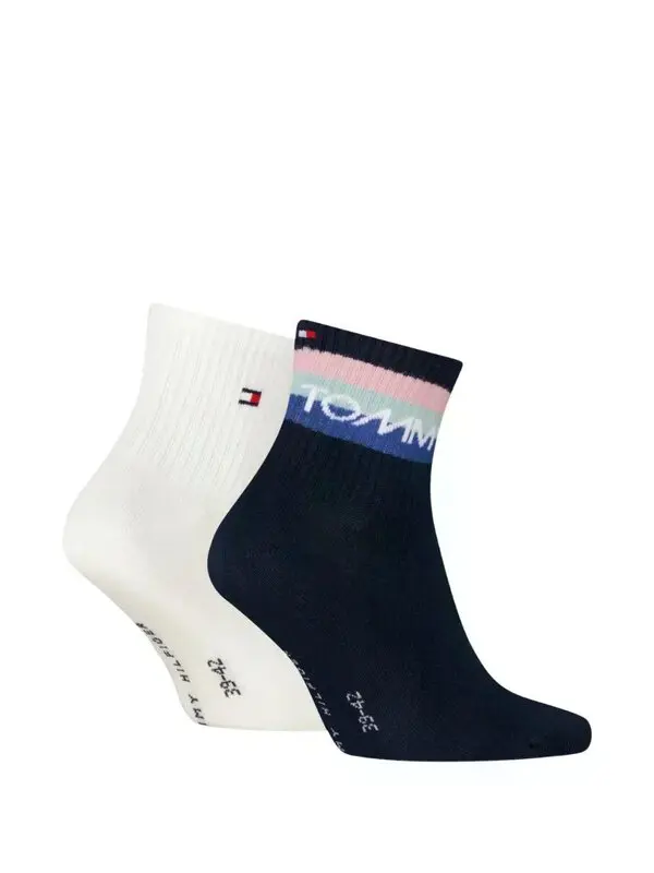 Tommy Hilfiger Logo-print Striped Socks