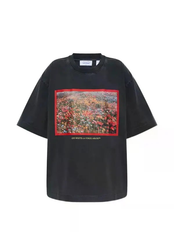 Off-White Graphic-print Loose-fit T-shirt - Black
