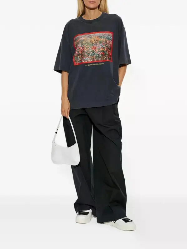 Off-White Graphic-print Loose-fit T-shirt - Black
