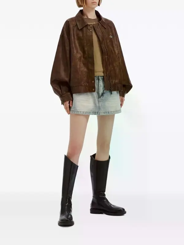 Izzue Logo-plaque Oversized Jacket