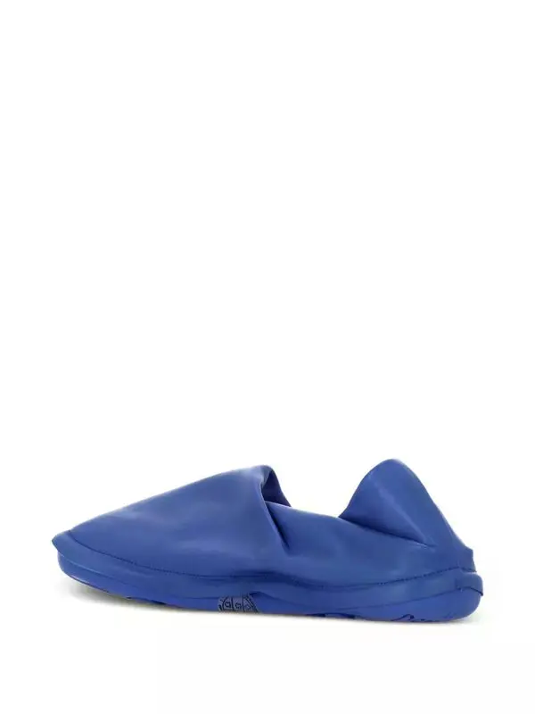 Camper X Issey Miyake Peu Form Draped Leather Loafers - Blue