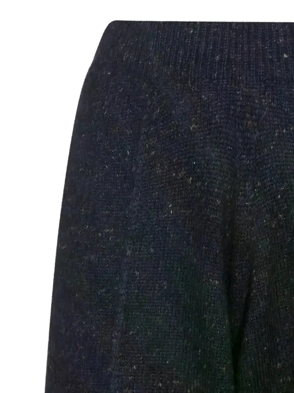 Fabiana Filippi Flecked Knit Trousers - Blue
