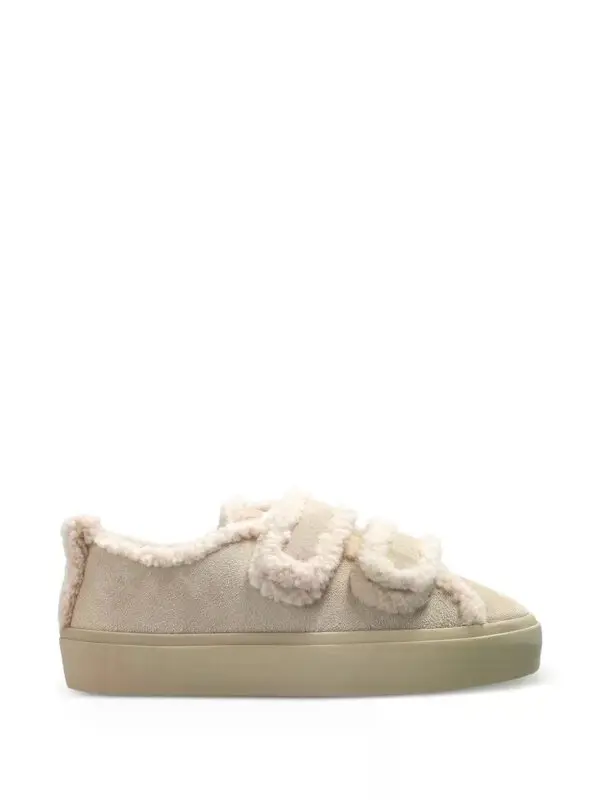 Inuikii Shearling Low Touch-strap Sneakers
