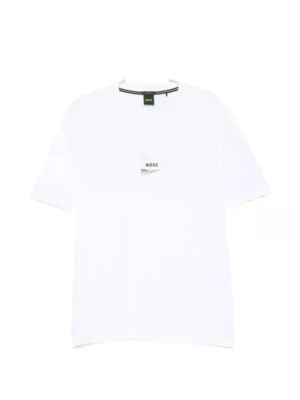 BOSS Logo-print Crew-neck T-shirt