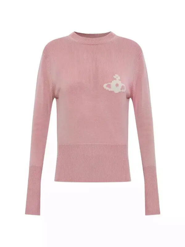 VIVIENNE WESTWOOD Orb-intarsia Wool Sweater