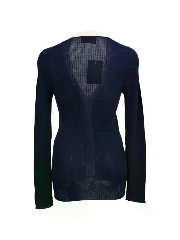 Prada Cashmere Ribbed Cardigan