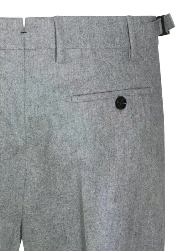 BERWICH Pleated Trousers - Grey