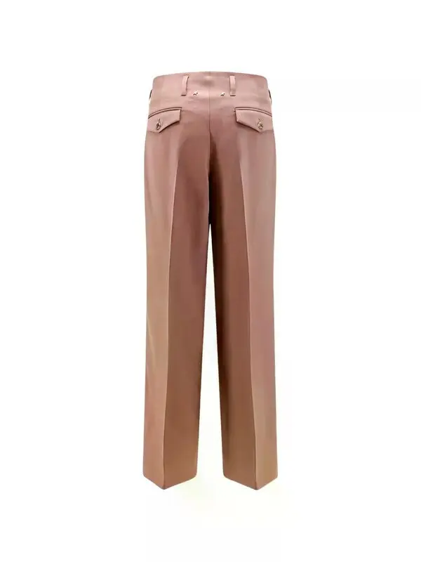 GOLDEN GOOSE Flavia Pleated Wide-leg Trousers