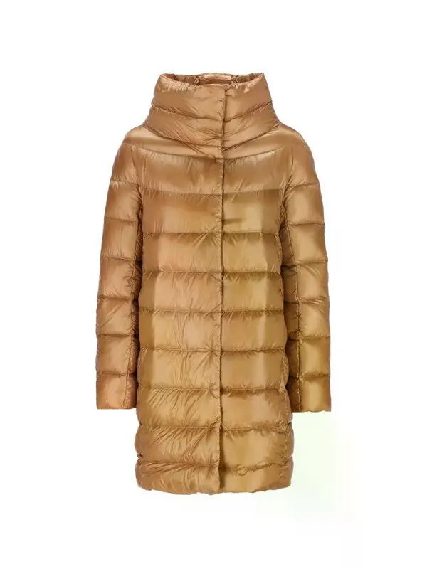Herno Quilted Funnel-neck Coat