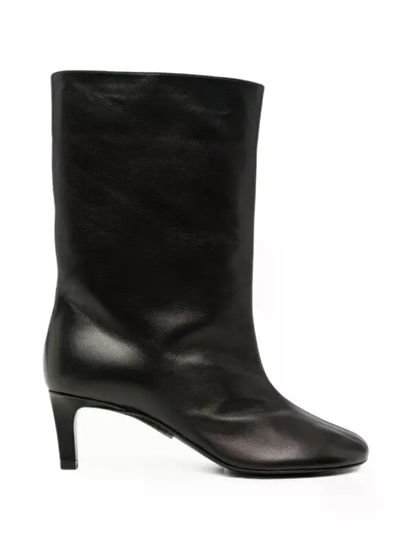 Plan C Pointed-toe Leather Boots